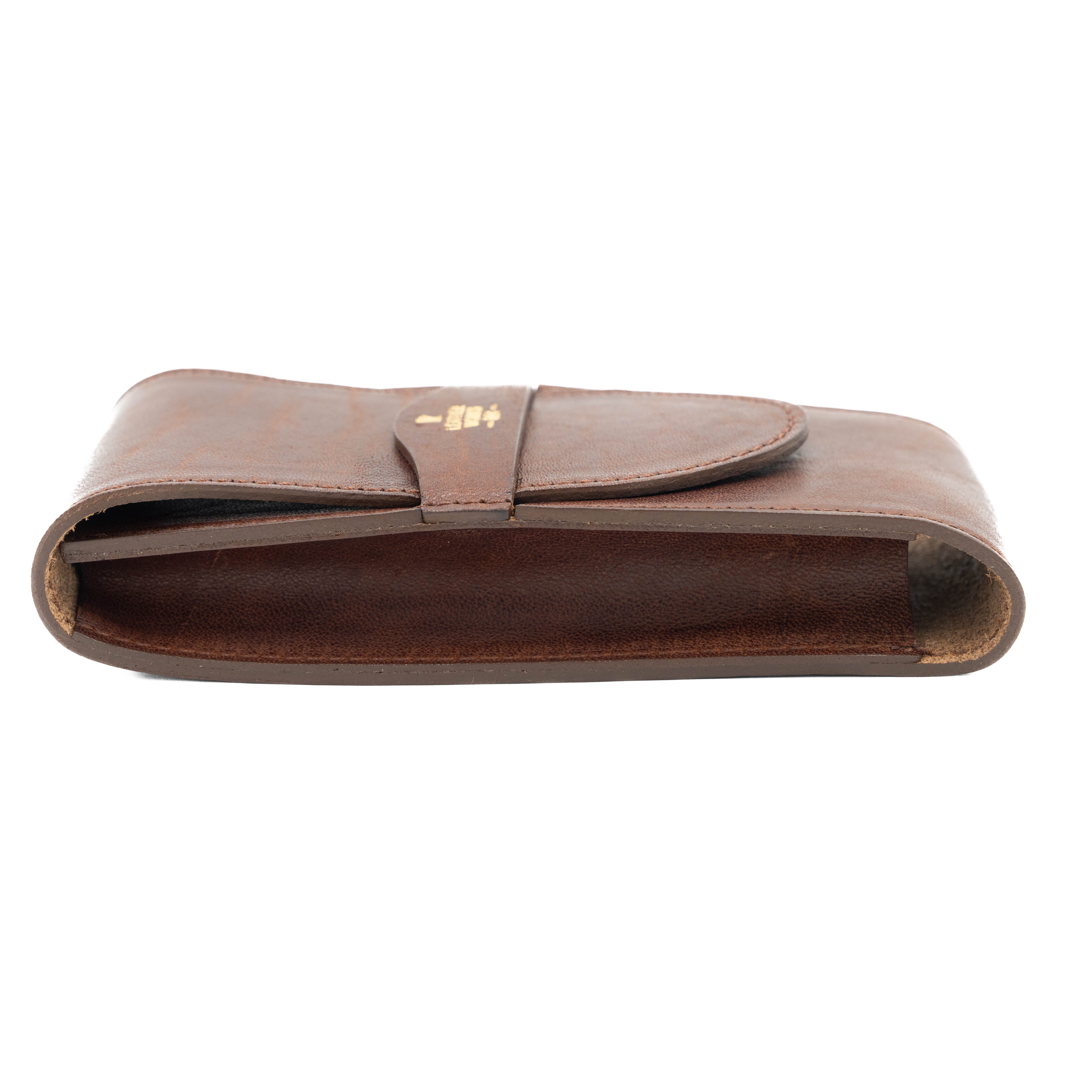 Time Traveler Watch Case - Mahogany – Leather Works Minnesota