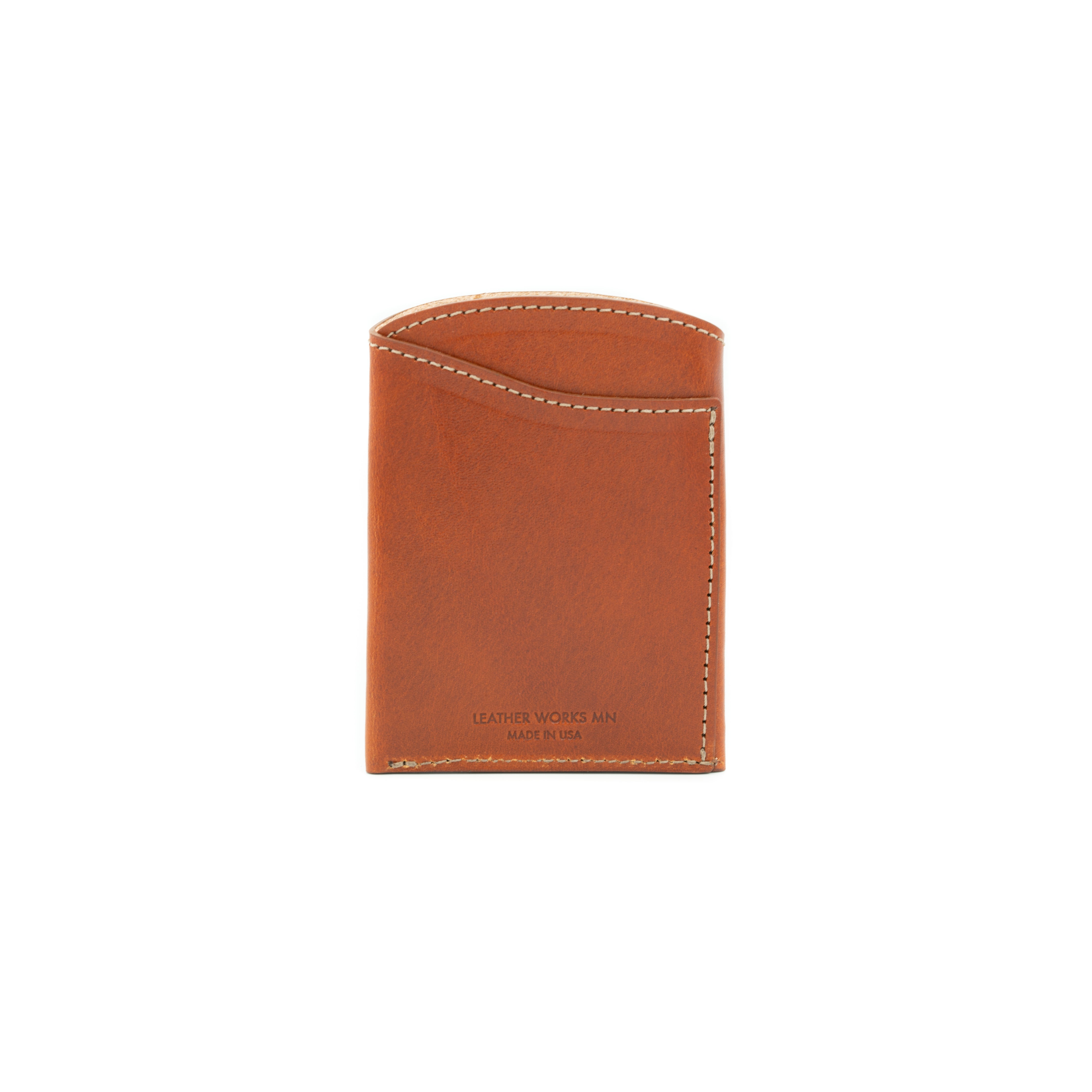 Front Pocket Flap Wallet - Chestnut – Leather Works Minnesota
