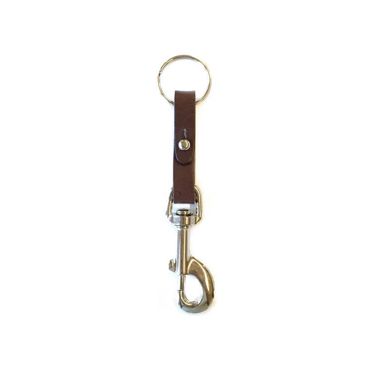 Loop Key Fob - Chocolate Brown – Leather Works Minnesota